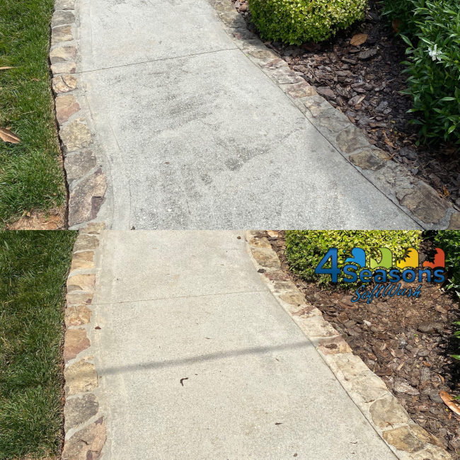 Walkway Cleaning, Johns Creek, GA | 4 Seasons SoftWash